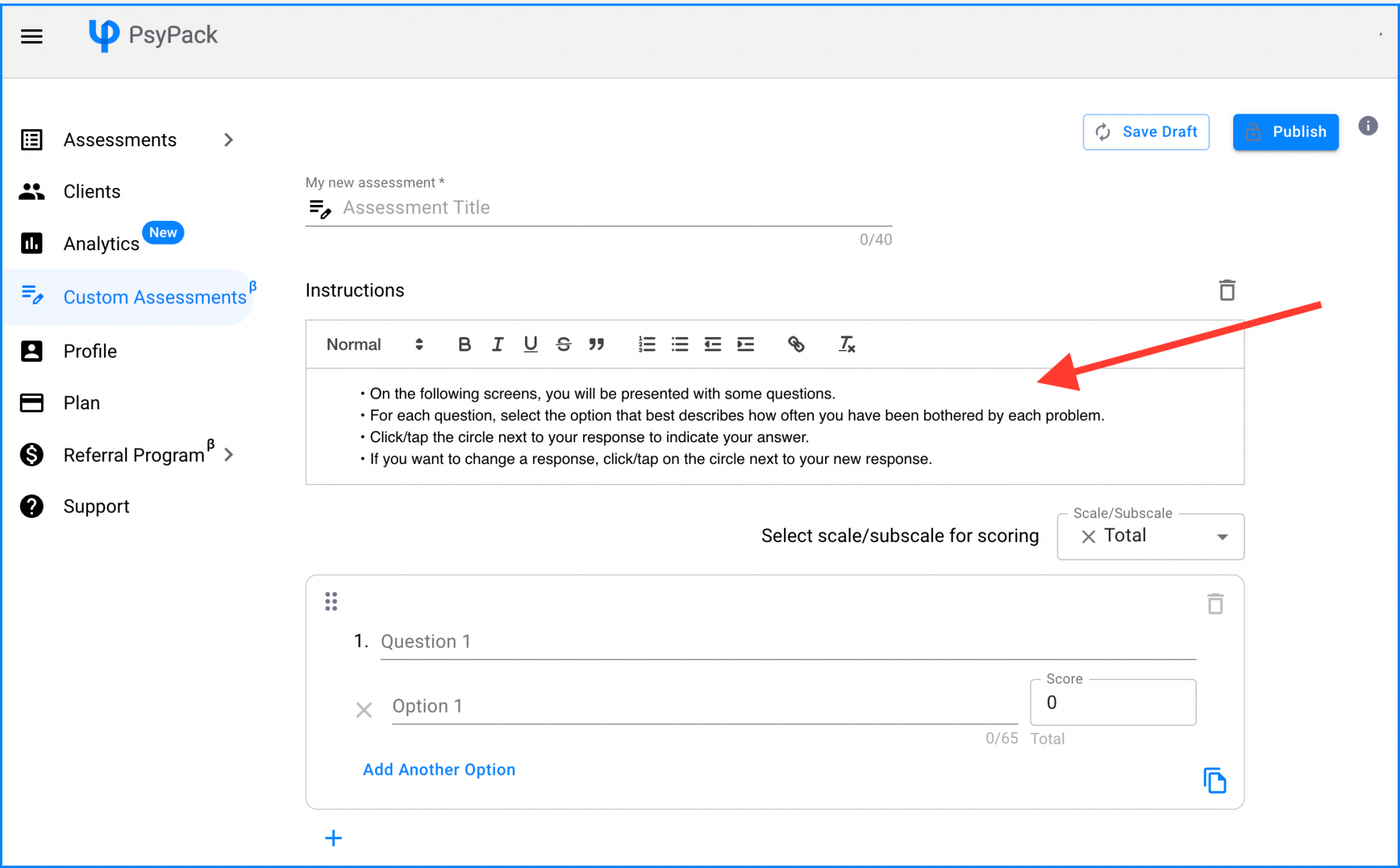 Create Custom Assessments with Multi-Scale Scoring in PsyPack: A ...